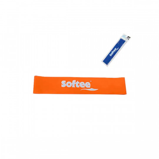 Banda Jim Sports de Látex Cerrada Densidad Fuerte Naranja - Running Emotion